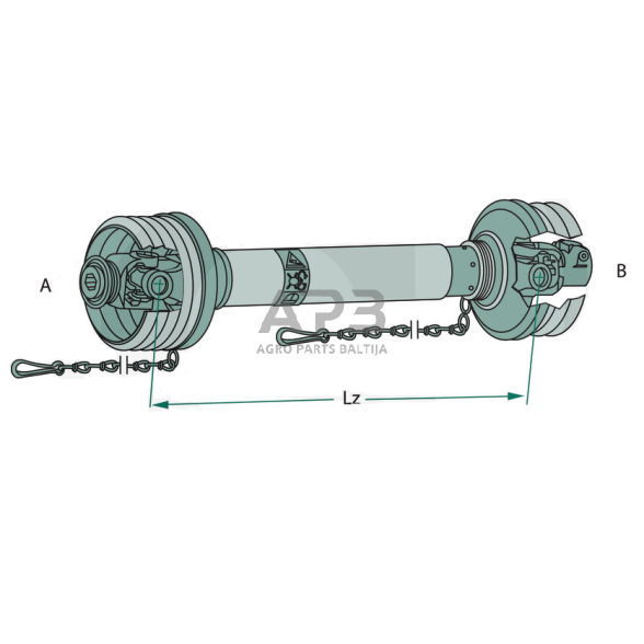 Kardanas Walterscheid 800008, 692995, 1692995, 1800008