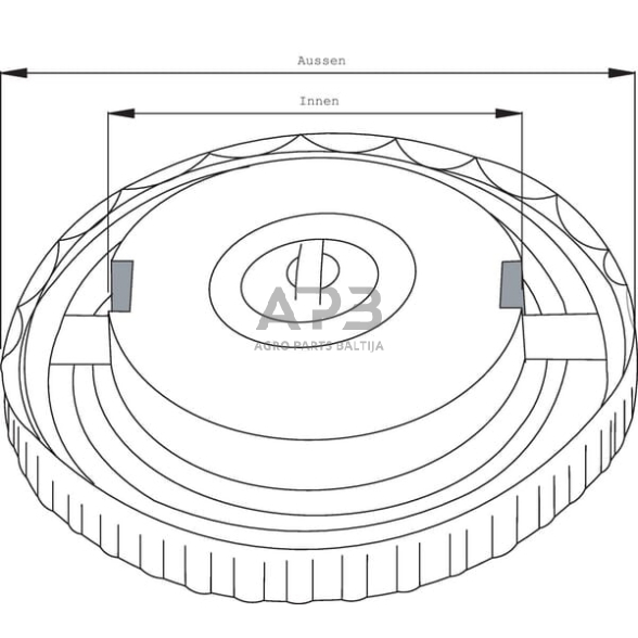 Kuro bako dangtelis JD AL34678N
