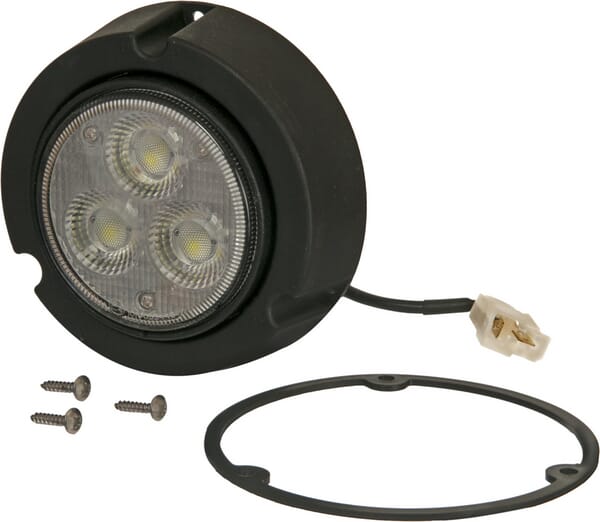 LED darbo žibintas apvalus 36W, 4000lm, 10-30V, Ø 119mm, 3 LED LA10415
