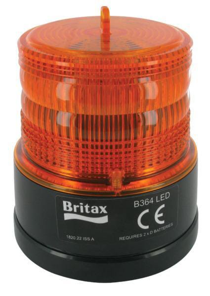 Magnetinis LED oranžinis švyturėlis 12/24V Ø 108mm x 126mm, 20 LED ...