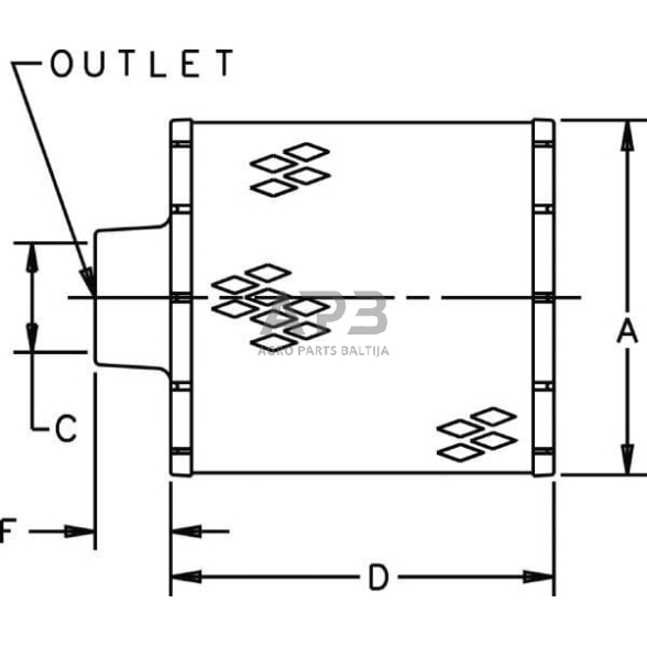 Oro filtras Donaldson C065001