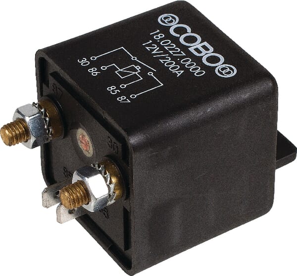 Relė Cobo 12V, 4 kontaktų 180227000001